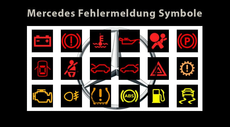 Mercedes Fehlermeldung Symbole: Bedeutungen & Lösungen